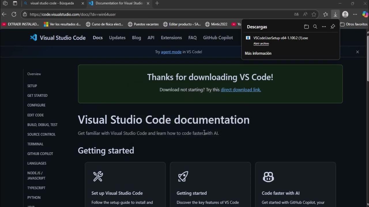 Cómo descargar e instalar Visual Studio Code VS Code limpio y oficial ...