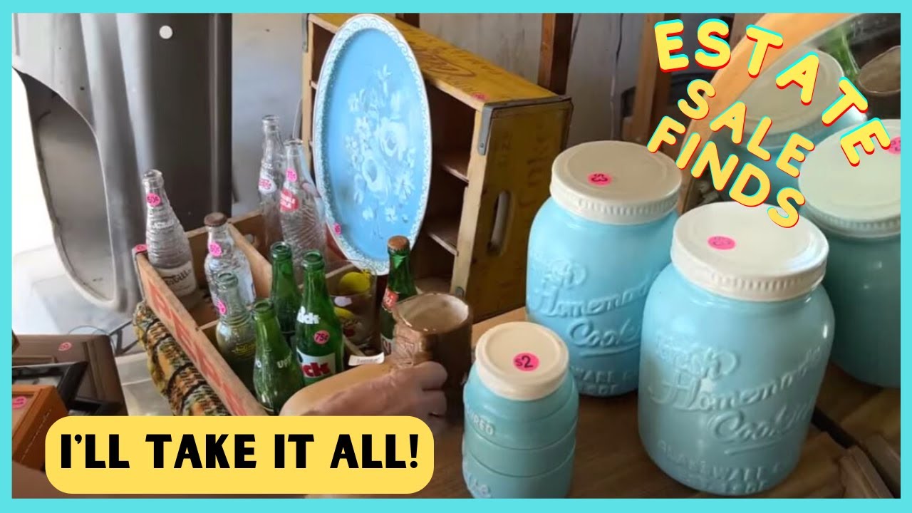 I'll Take it All | Estate Sale Shopping in the Heat of Las Vegas - YouTube