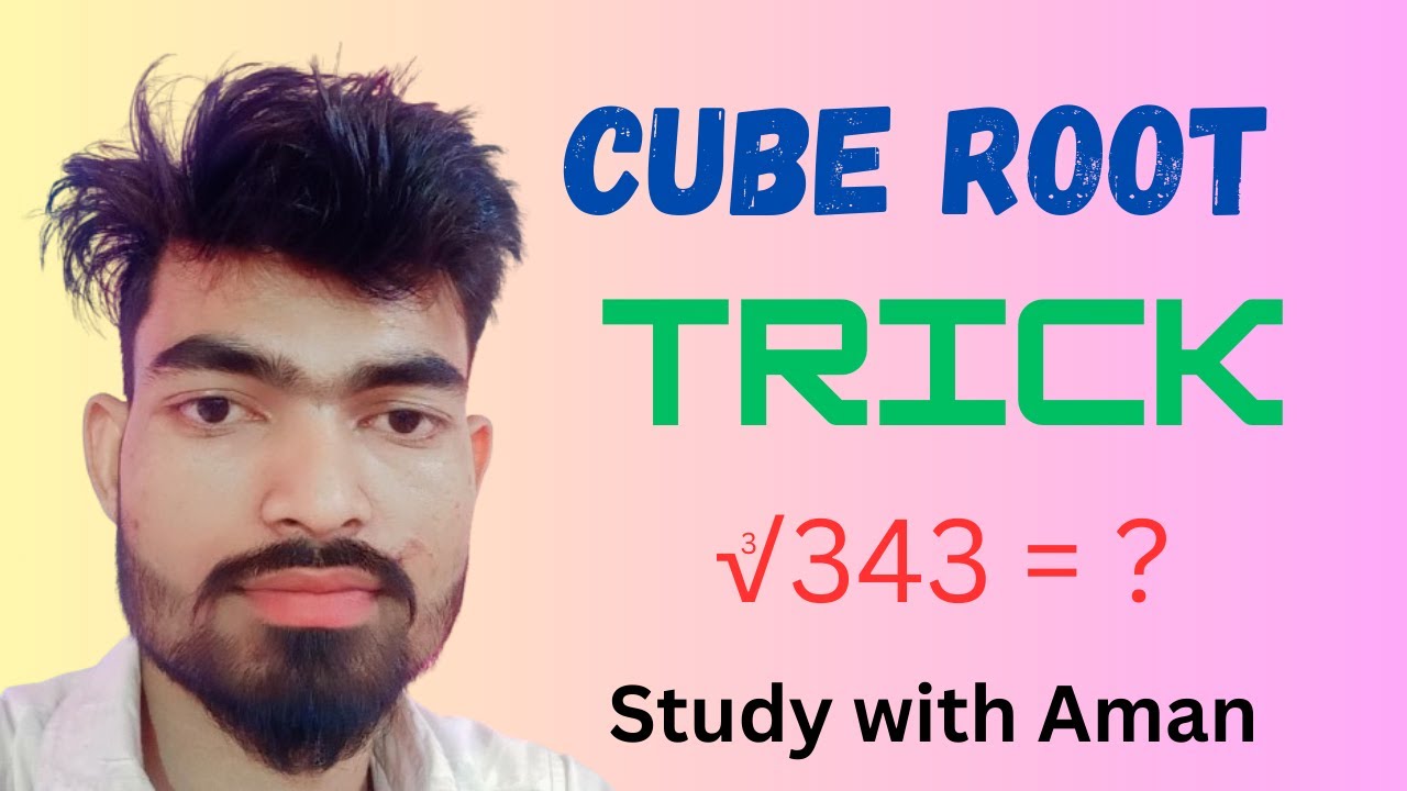Cube Root Trick Not Applicable To All Cube Root By Aman Sir 3667