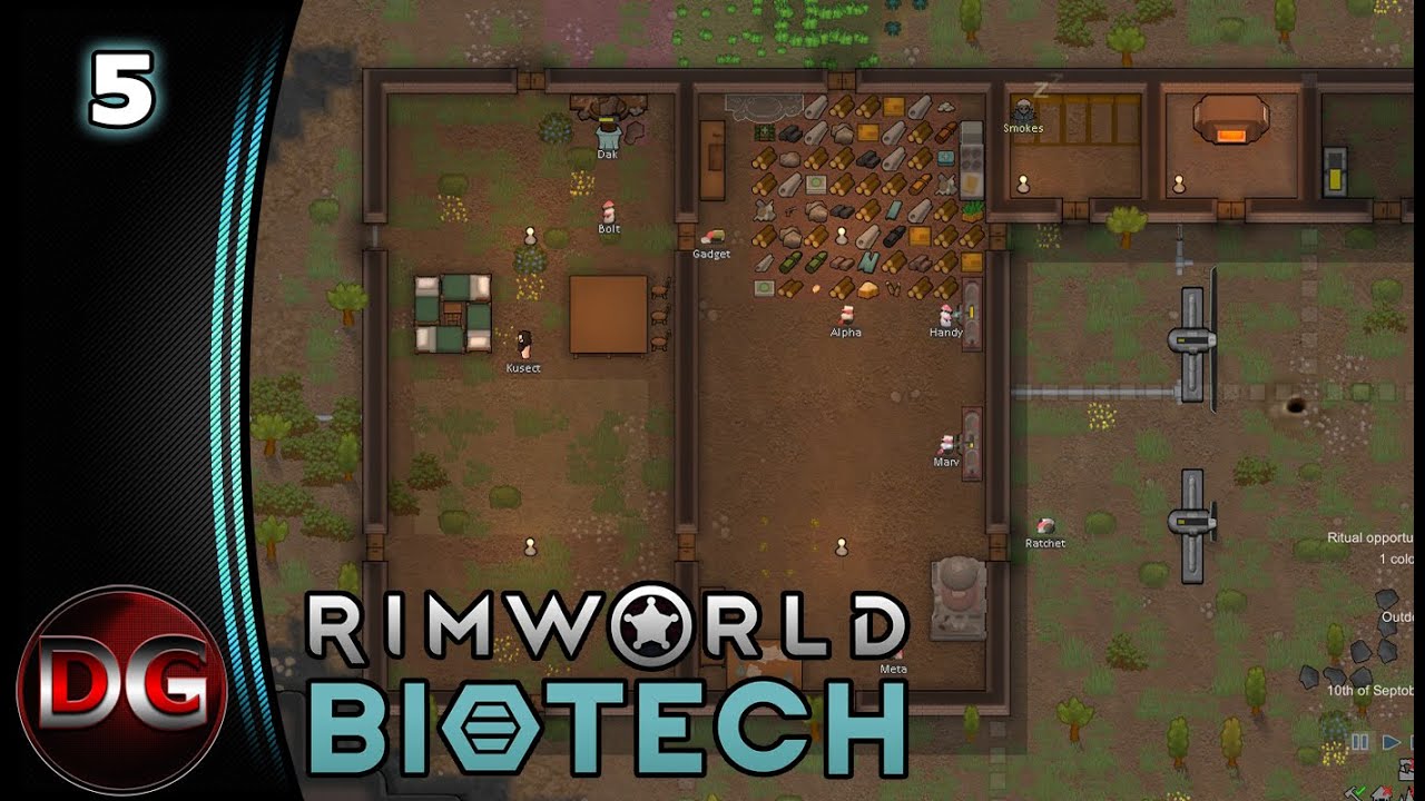 Rimworld - Biotech Update! - Room reorganization - Ep 5 - YouTube
