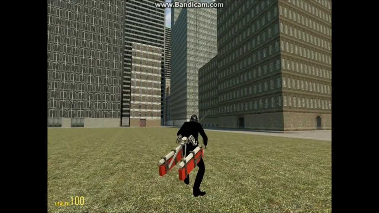 Gmod Attack on Titan Mod Pack - YouTube