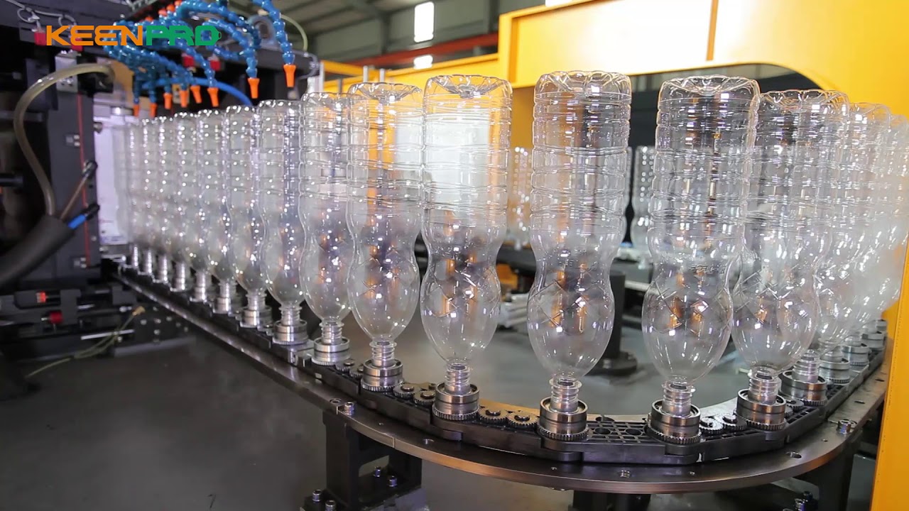 PET BOTTLE MAKING MACHINE 8 CAVITY KEENPRO - YouTube