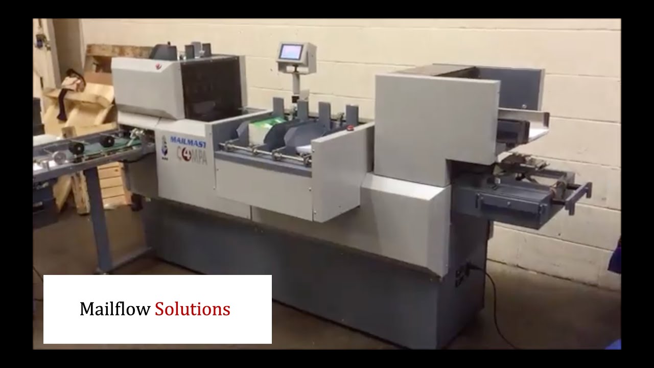 KAS C4 Compact folder inserter - YouTube