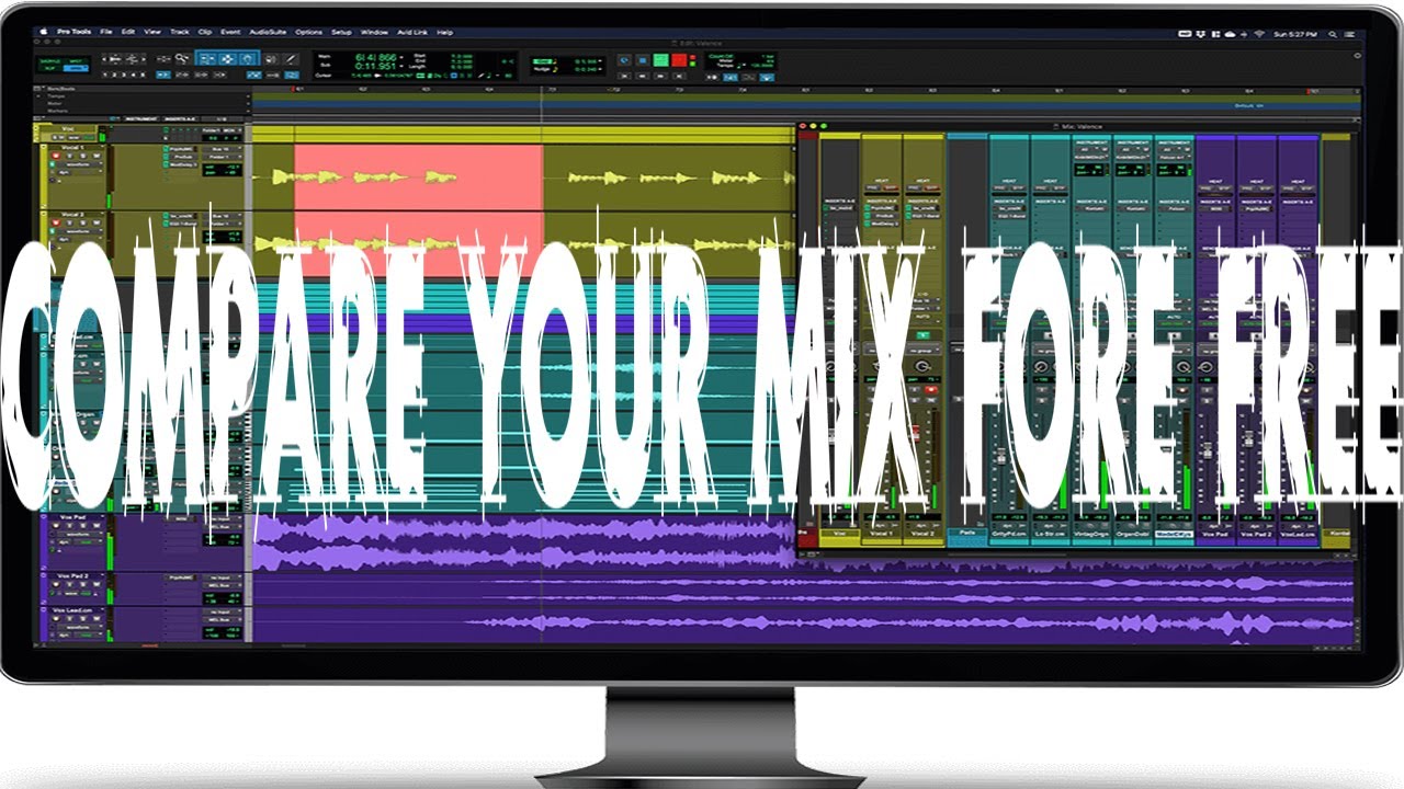Compare your mix to any reference mix for free in pro tools - YouTube