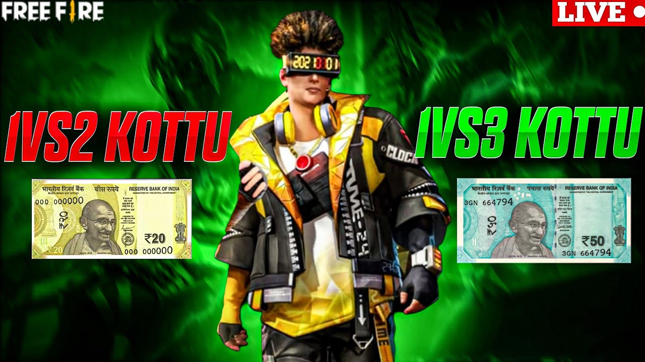 1V2 KOTTU ₹20 PATTU 1V3 KOTTU ₹50 PATTU REACTIONS 1V1 1V2 1V3 1V4 TELUGU LIVE - YouTube