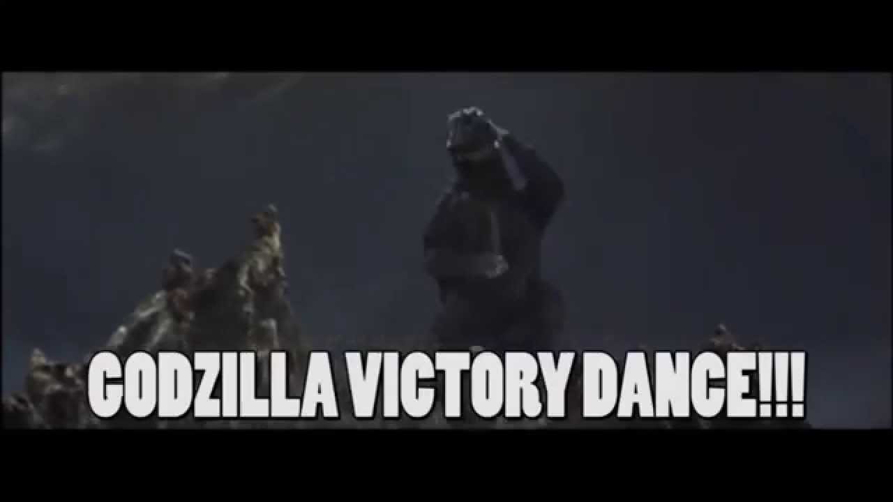 godzilla victory dance 1min - YouTube