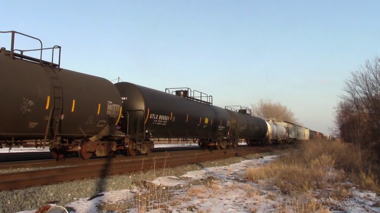 a NS Mixed freight train with 7 engines including NS 7337 a INRD ...