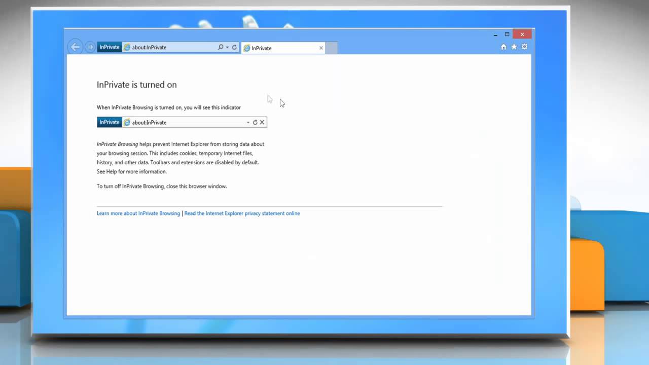 How to use InPrivate Browsing in Internet Explorer® 10 on Windows® 8 ...
