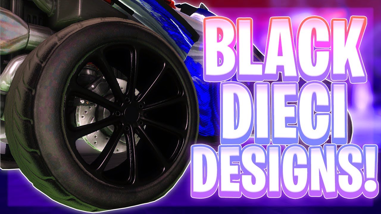 The 10 Best Black Dieci Designs Of All Time! (Rocket League Car Designs ...