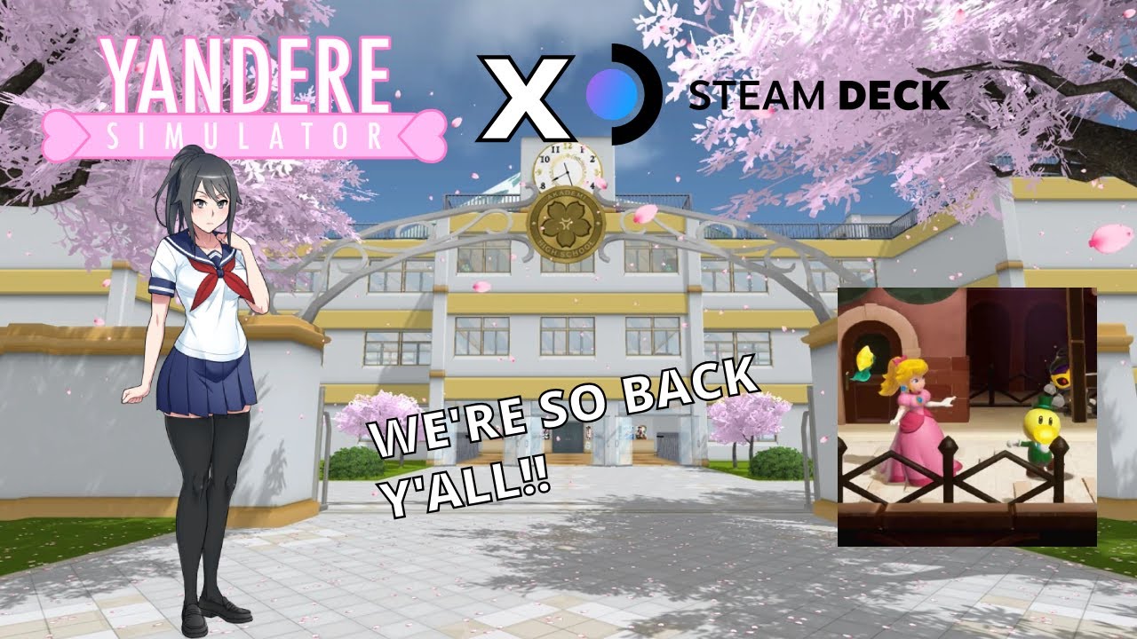 WE'RE SO BACK Y'ALL!! | YANDERE SIMULATOR BUT WITH PEACH DANCING IN THE ...