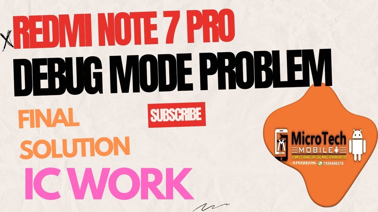 Redmi note 7 pro debug mode solution/100% work#smartphone #repair #fix ...