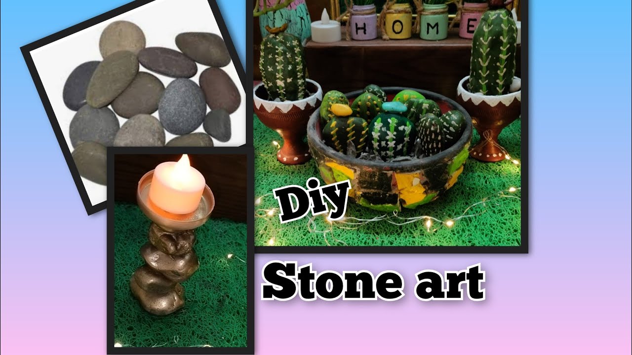 What I made with Stones 🤔// diy with stones// stone art// home decor ...
