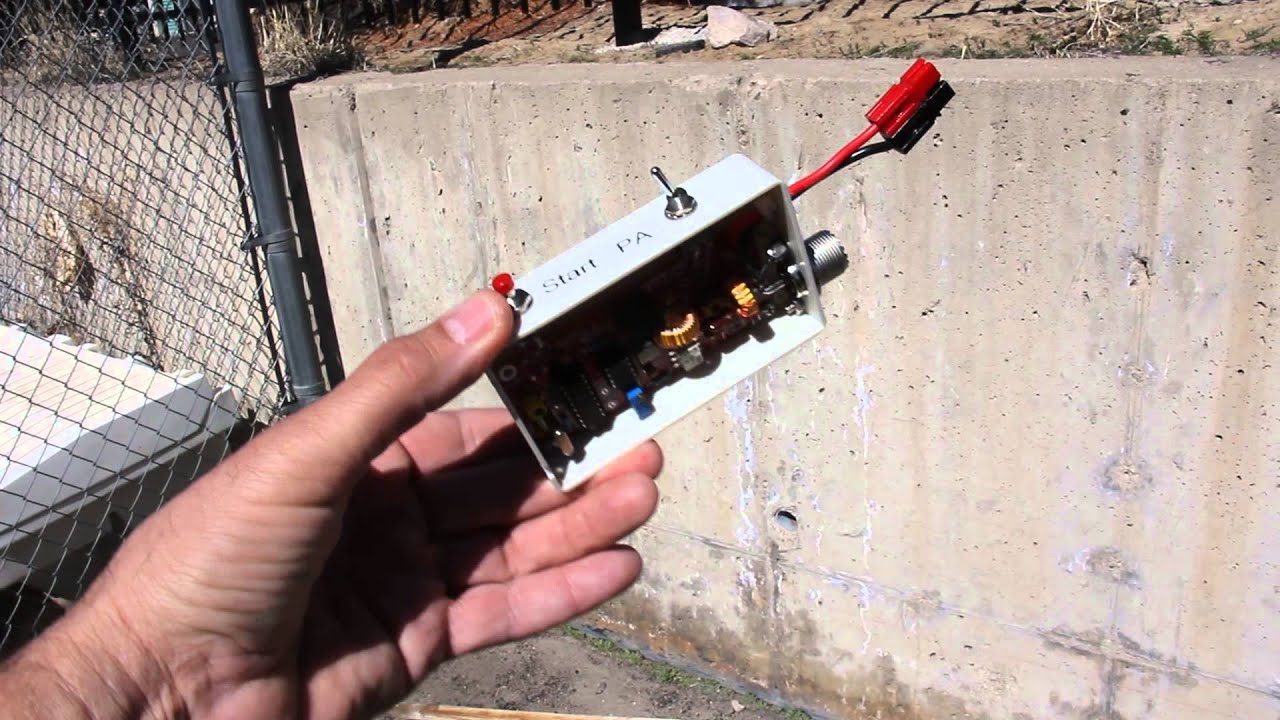 WSPR-AXE-CW beacon kit (Weak Signal Propagation Reporter Network) - YouTube