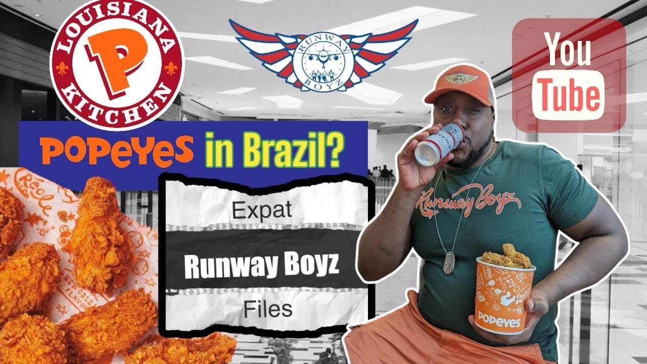 Popeyes in Brazil? Is it better than the American version??? - YouTube