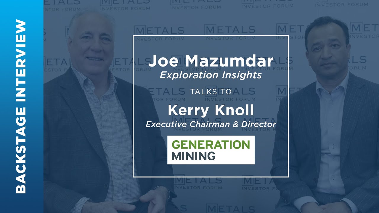 Kerry Knoll of Generation Mining Ltd. talks to Joe Mazumdar at the June ...