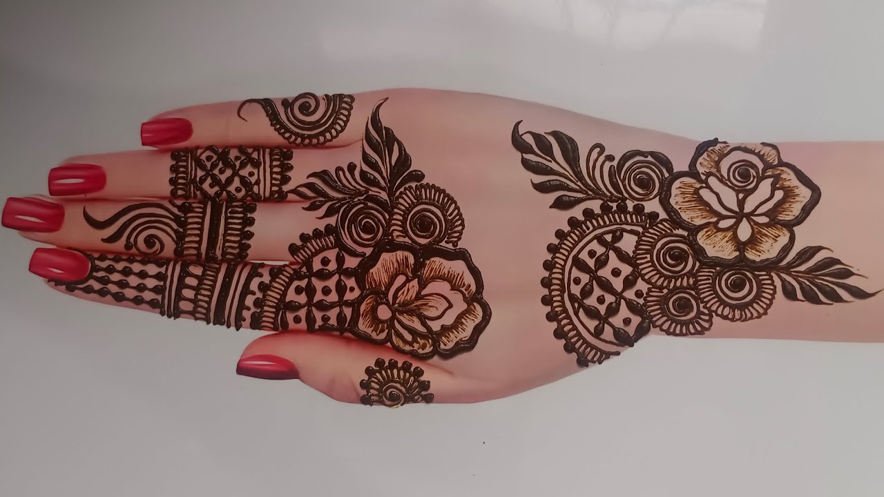 mehendi designs|| mehandi || mehandi ka design|| back hand mehendi ...