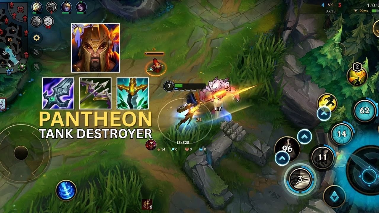 THIS PANTHEON BUILD WILL MAKE TANKS RUN FASTER THAN TEEMO - YouTube
