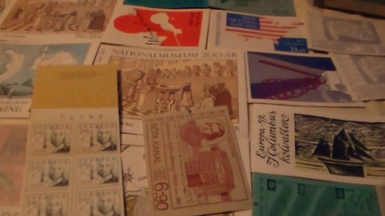The Secret Of Collecting Stamp Booklets - YouTube