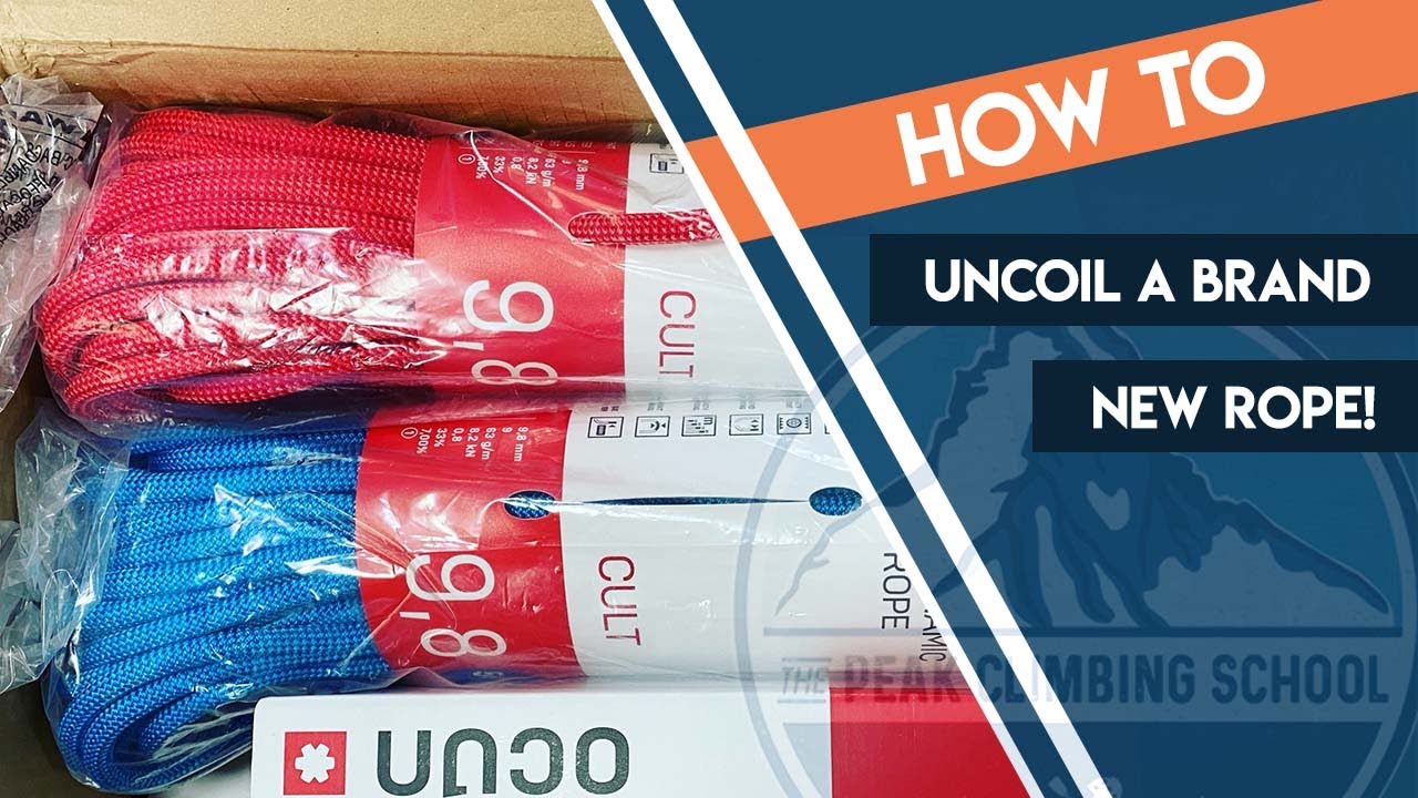 How to Uncoil A Brand New Rope! - YouTube
