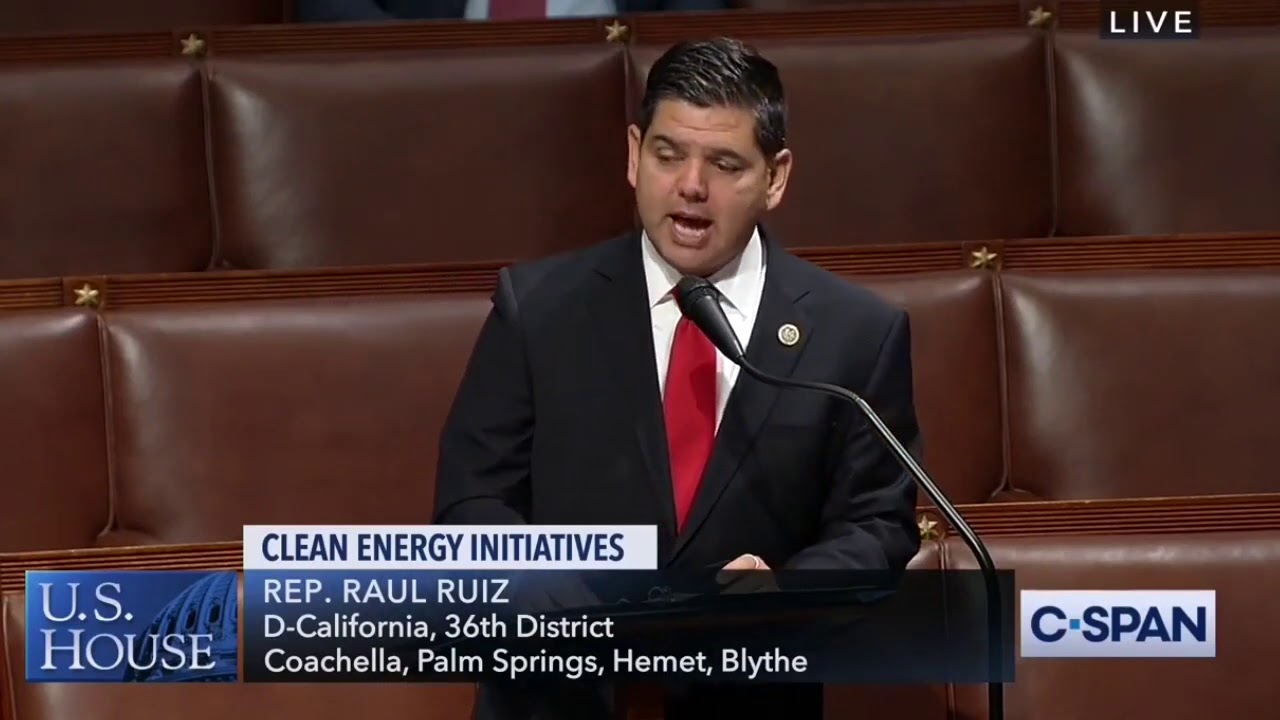 Dr. Ruiz Speaks on Environmental Justice on House Floor - YouTube