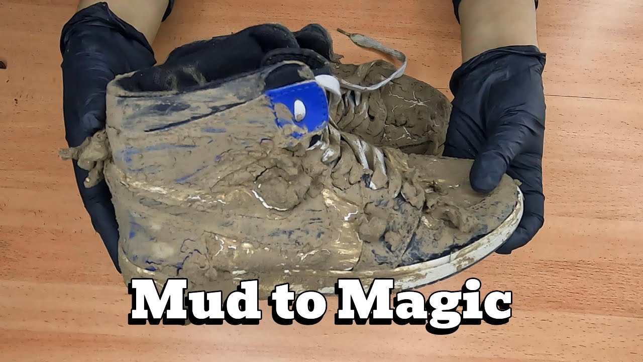 Satisfying Nike Air Jordan Mud Cleaning ASMR | Ultimate Shoe ...
