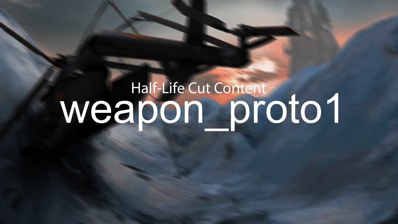 Half-Life Cut Content - weapon_proto1 - YouTube