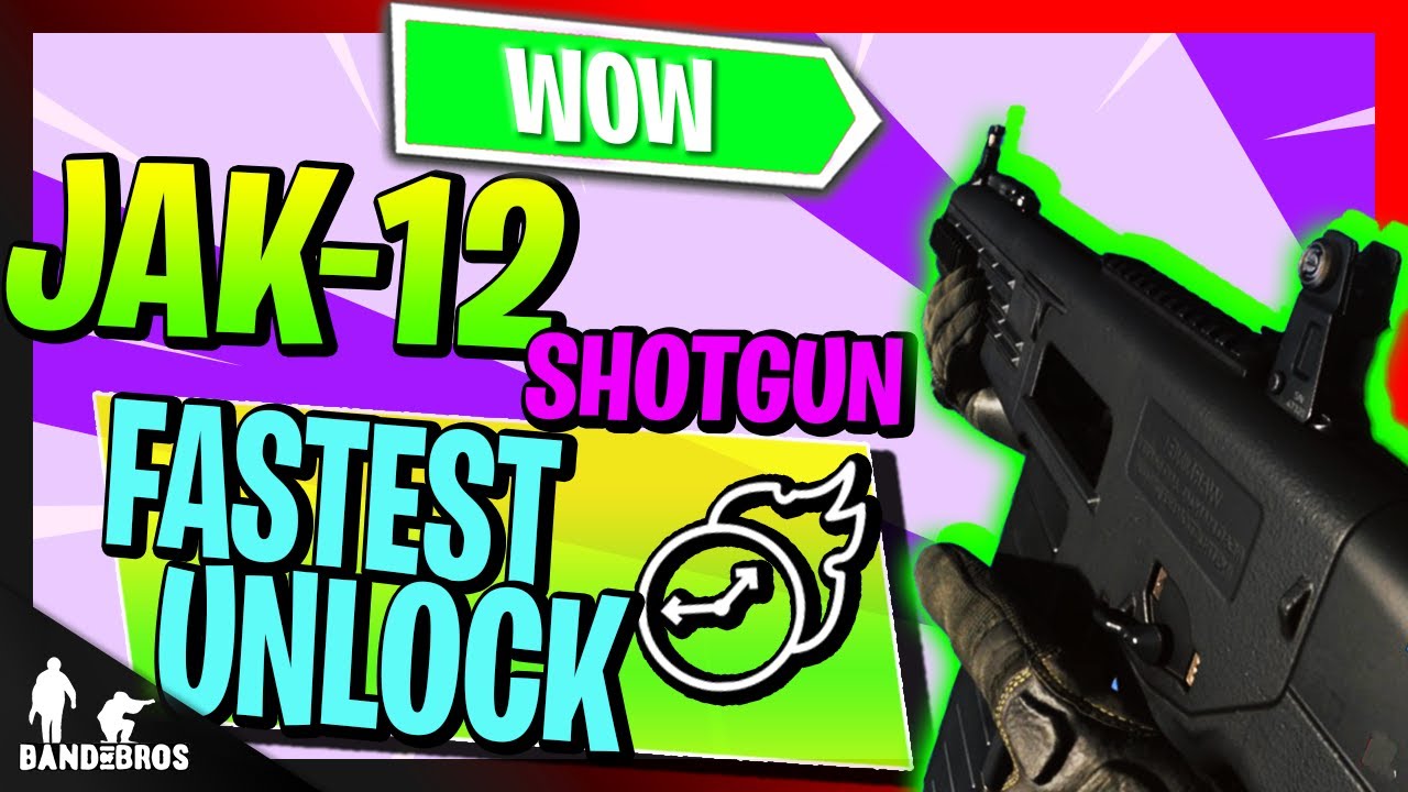 FASTEST WAY to UNLOCK NEW JAK-12 Shotgun In WARZONE Modern Warfare ...