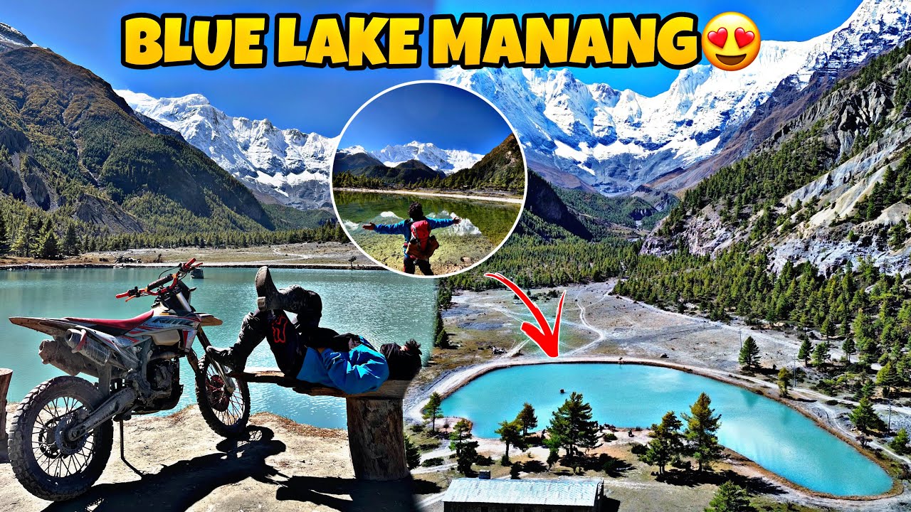 Manang Ma Blue Lake Ra Green Lake Ghumdai ️😱// Last Episode Of Manang🔥🥰 ...