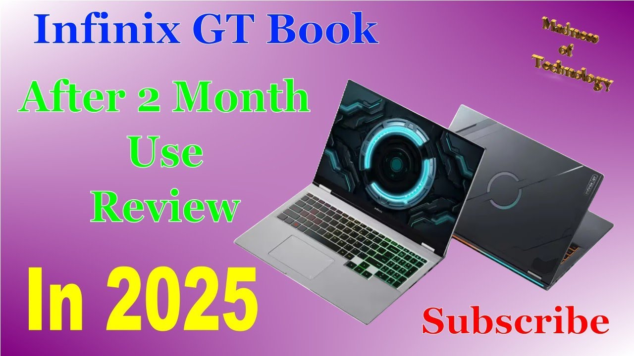 Infinix GT Book Laptop After 2 Month Use Review Fast charging test with ...