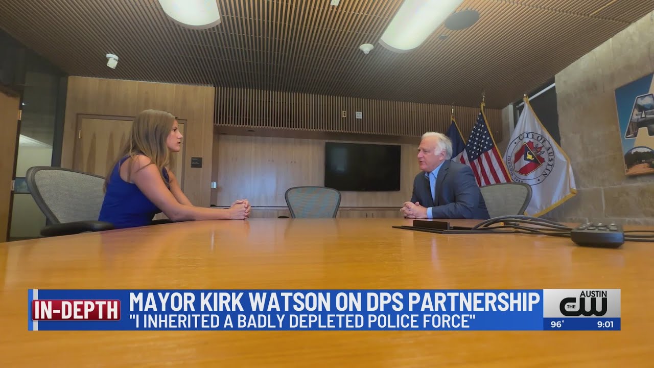Mayor Kirk Watson discusses DPS partnership, accountability - YouTube