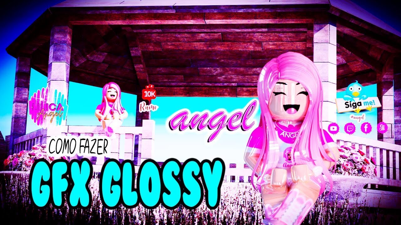 Como fazer uma GFX ROBLOX 3D GLOSSY! (Modo Avançado!) || Angel - YouTube