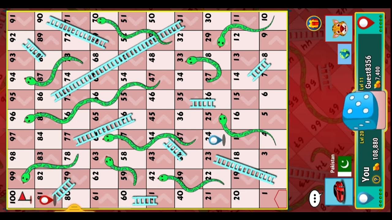 snakes and ladders #game 2 players | Match 82 | snakes and ladders # ...