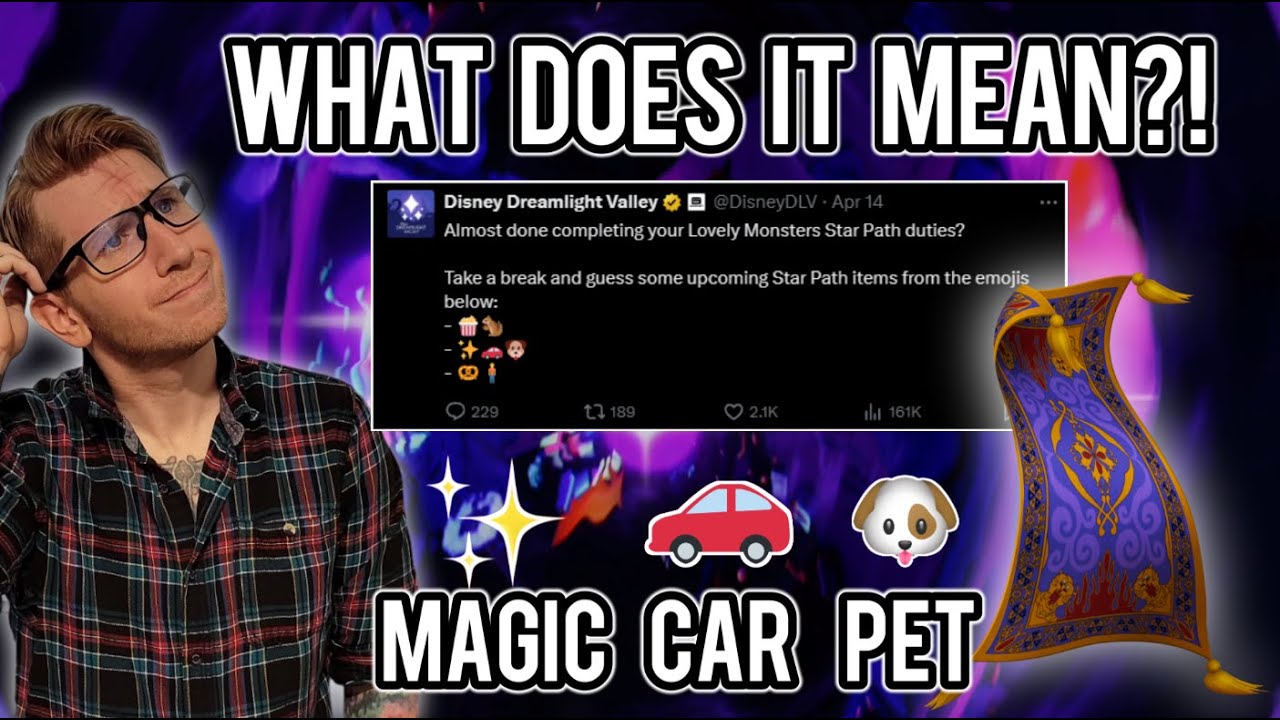 Decoding DLV's Cryptic Hints! | Magic Carpet Star Path Item? | Disney ...