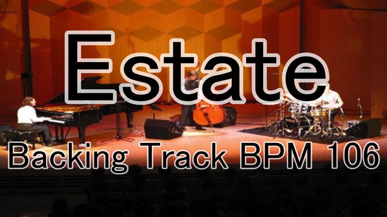 Estate Backing Track BPM 106 - YouTube