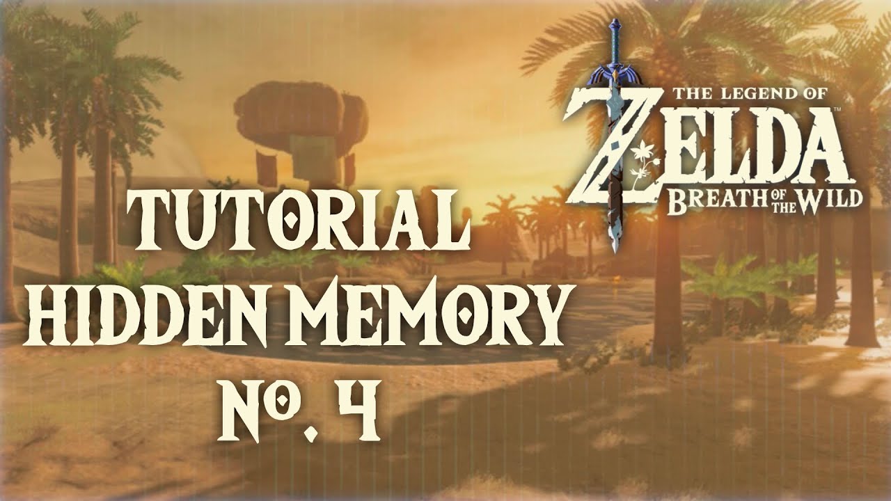 Tutorial: Getting the FOURTH HIDDEN MEMORY in Zelda Breath of the Wild ...