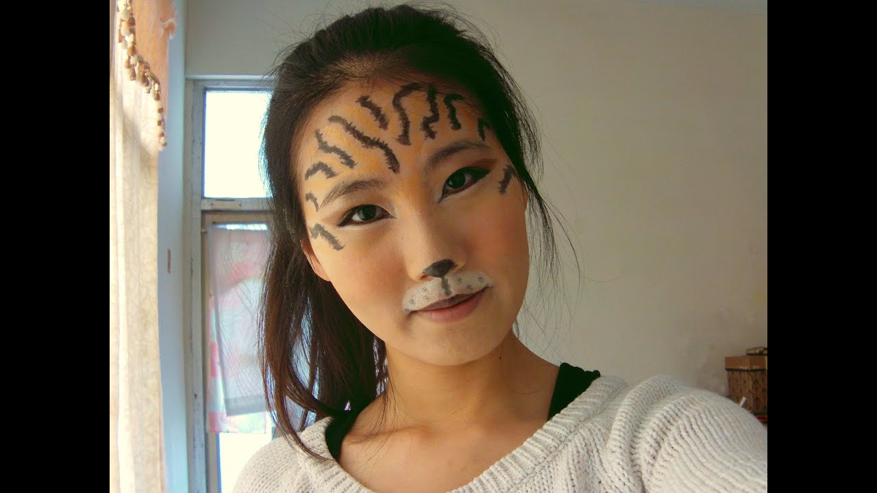 Tiger Makeup Tutorial - YouTube