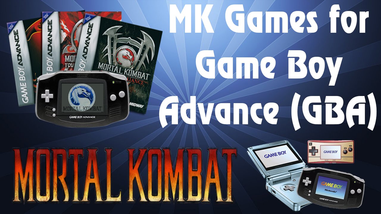 MK Games for Game Boy Advance (GBA) | Juegos de MK para GBA - YouTube