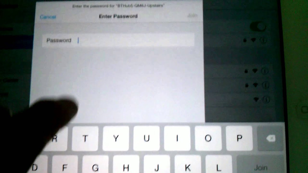 iPad UI fail. Wrong SSID shown at password entry box. - YouTube