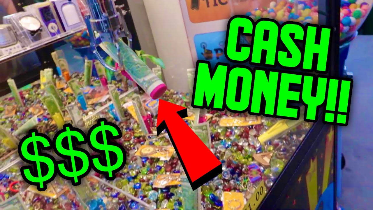WON CASH from Arcade Claw Machines! - YouTube