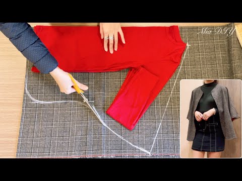 You don't need to be a tailor!  Sewing coats / ponchos this way is quick and easy
