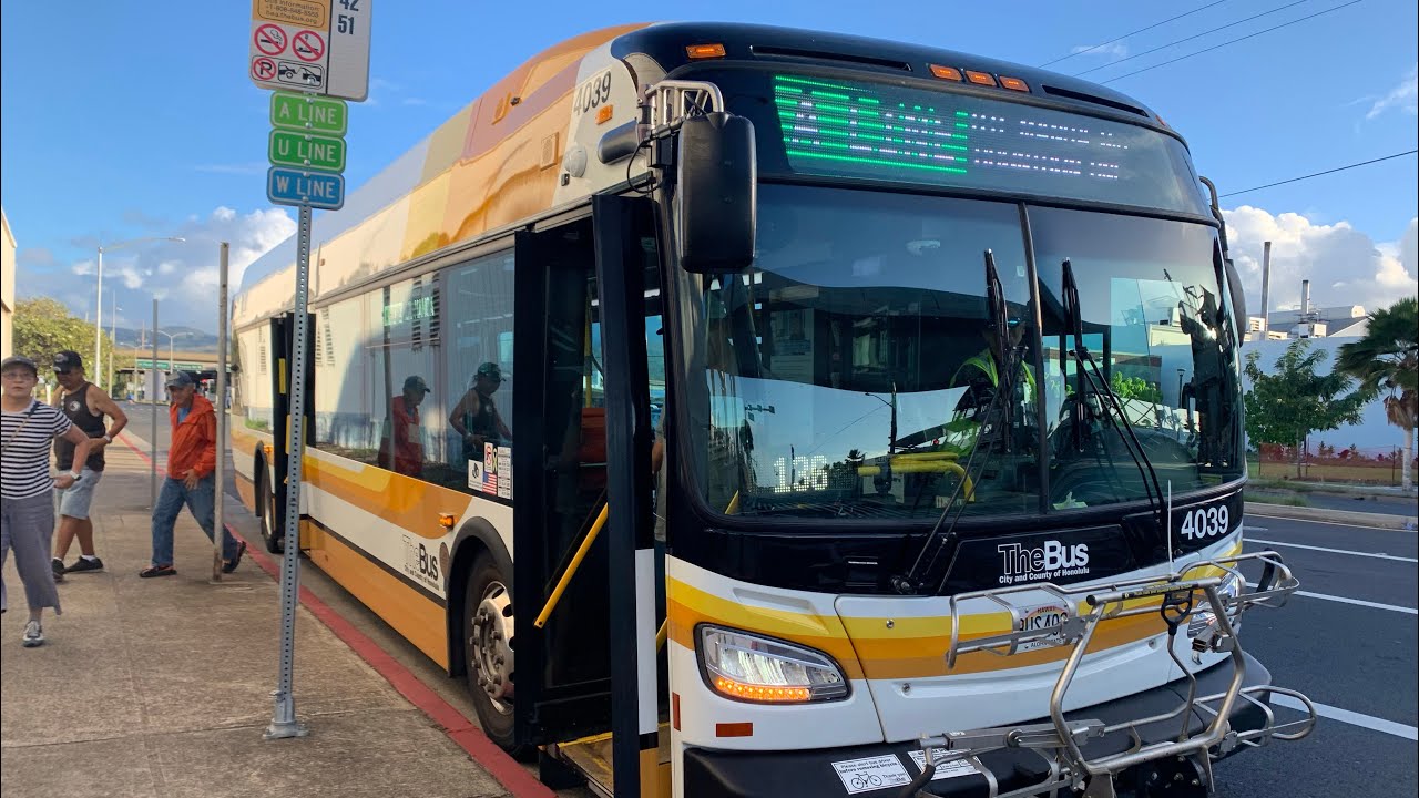 Honolulu TheBus #4039 [2024 New Flyer XD40] A LINE-Ahua-LAGOON Drive ...