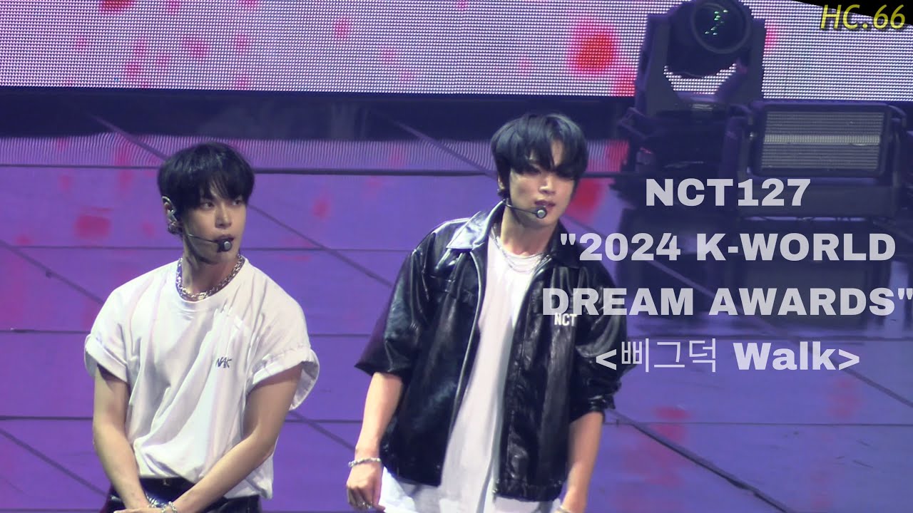 24.08.22 NCT127 "2024 KWDA" : 삐그덕(Walk) | HAECHAN(해찬) Focus. - YouTube