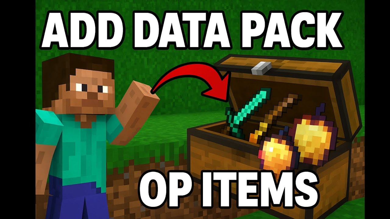 Minecraft Datapack Tutorial: Mobs Drop OP Items! 🔥 Datapack download ...