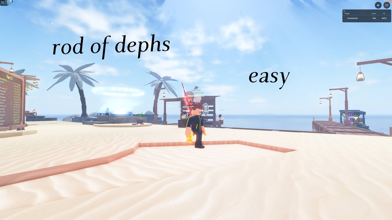 how to get rod of depths - YouTube