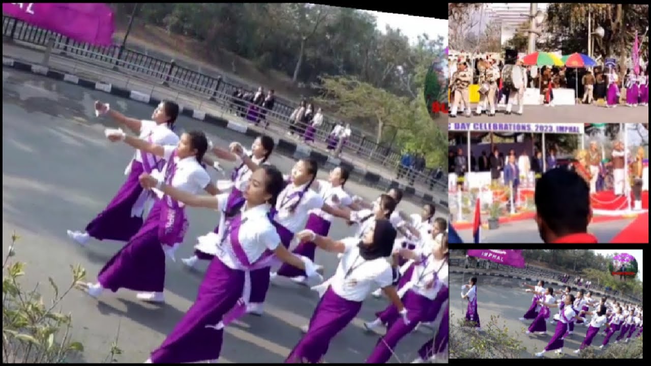 74th Republic day Parade India Manipur 2023 - YouTube