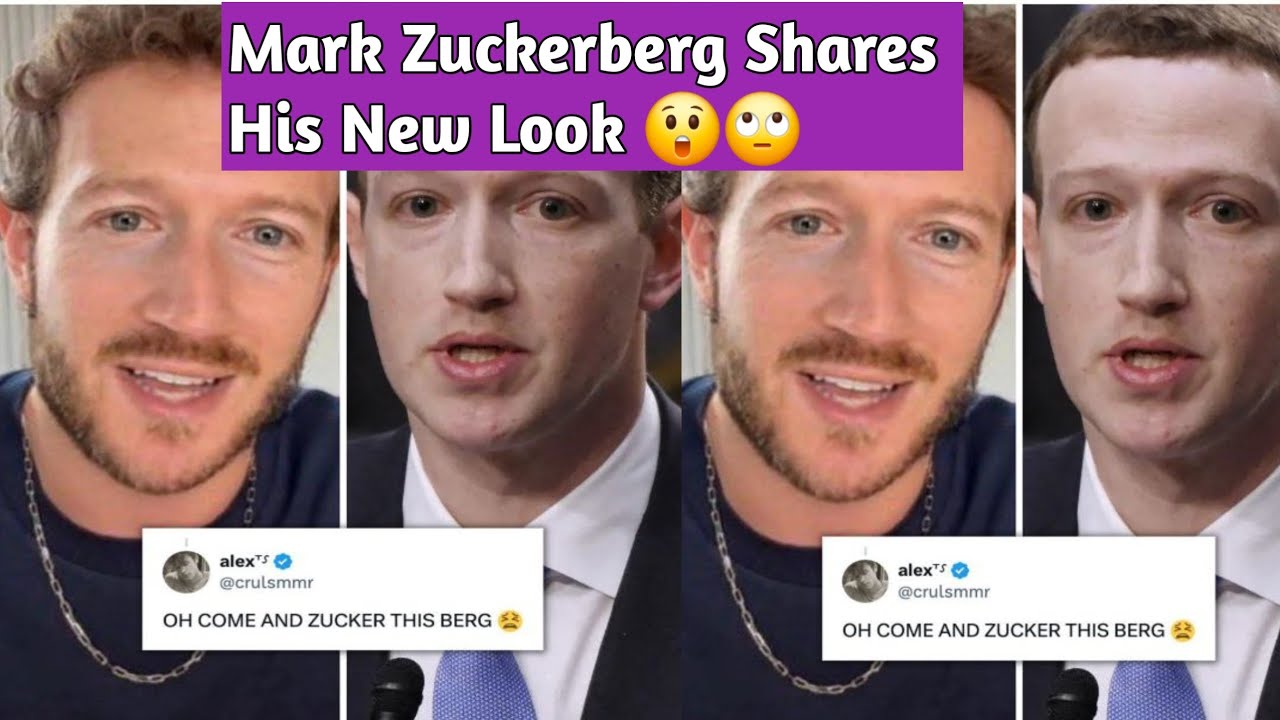 New Look Of Mark Zuckerberg Will Leave You Shocked !! 😲😲 - YouTube