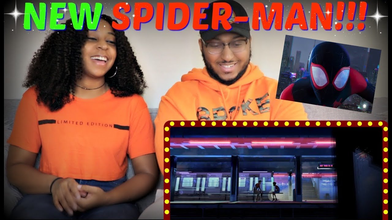 "SPIDER-MAN: INTO THE SPIDER-VERSE" - Official Trailer REACTION ...