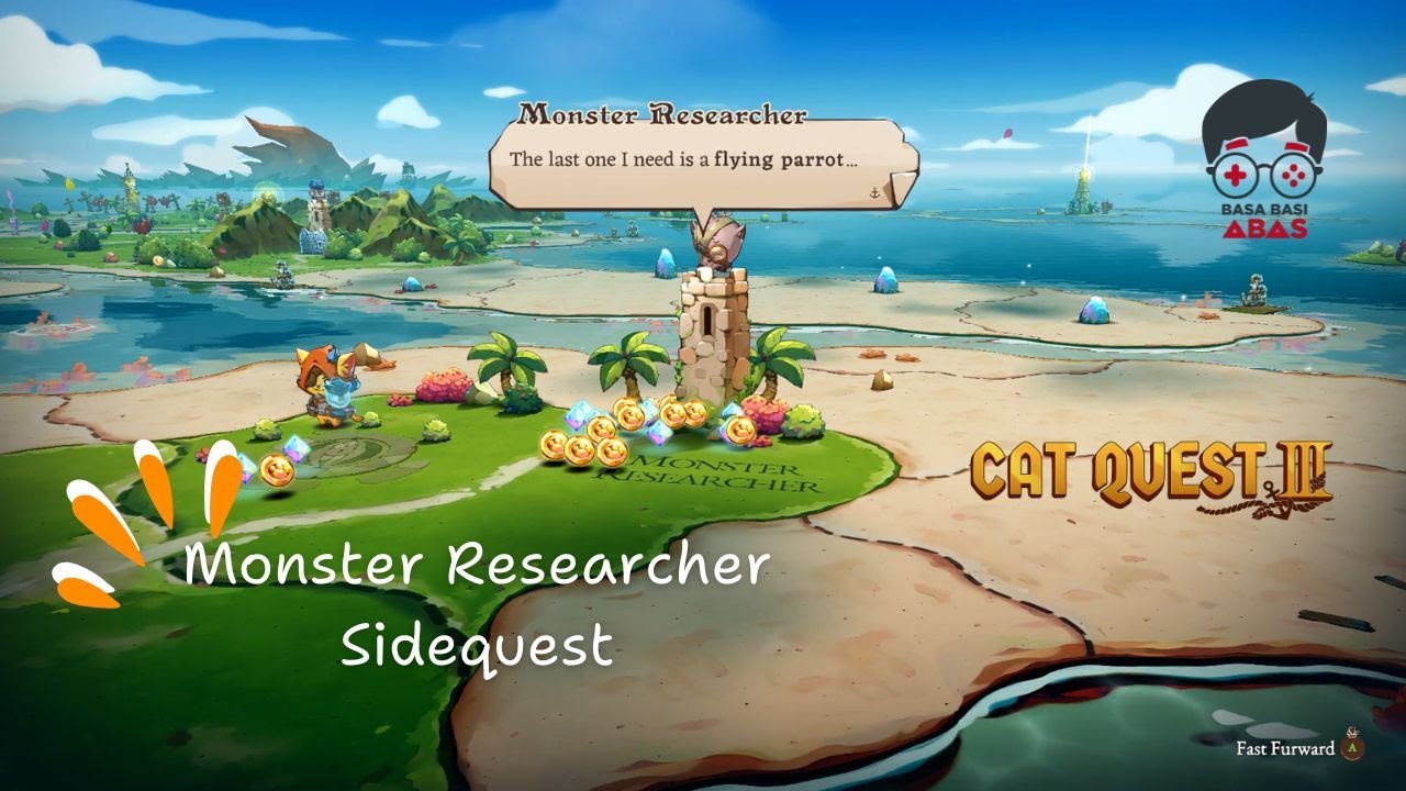 Monster Researcher Sidequest in Cat Quest 3 - YouTube