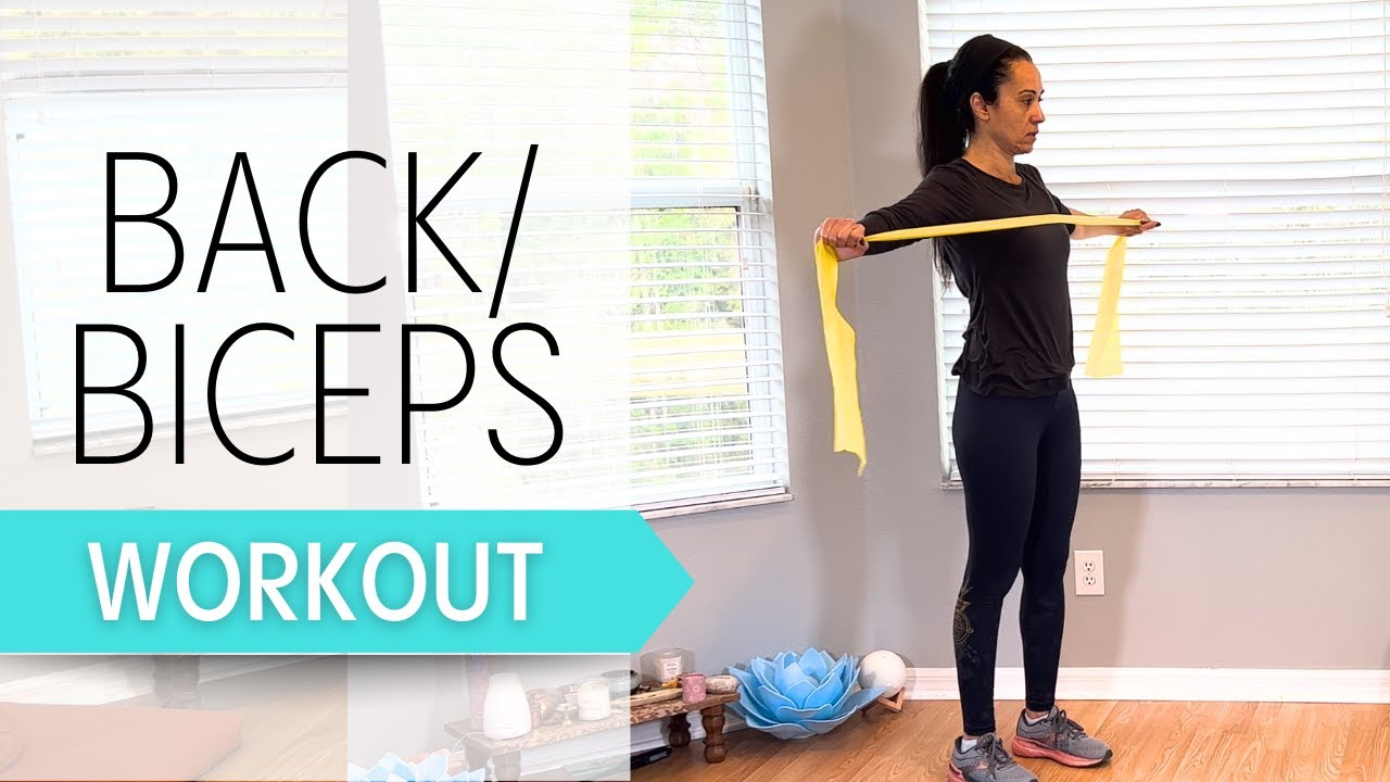 Amazing Workout for a Defined Back and Toned Arms - YouTube