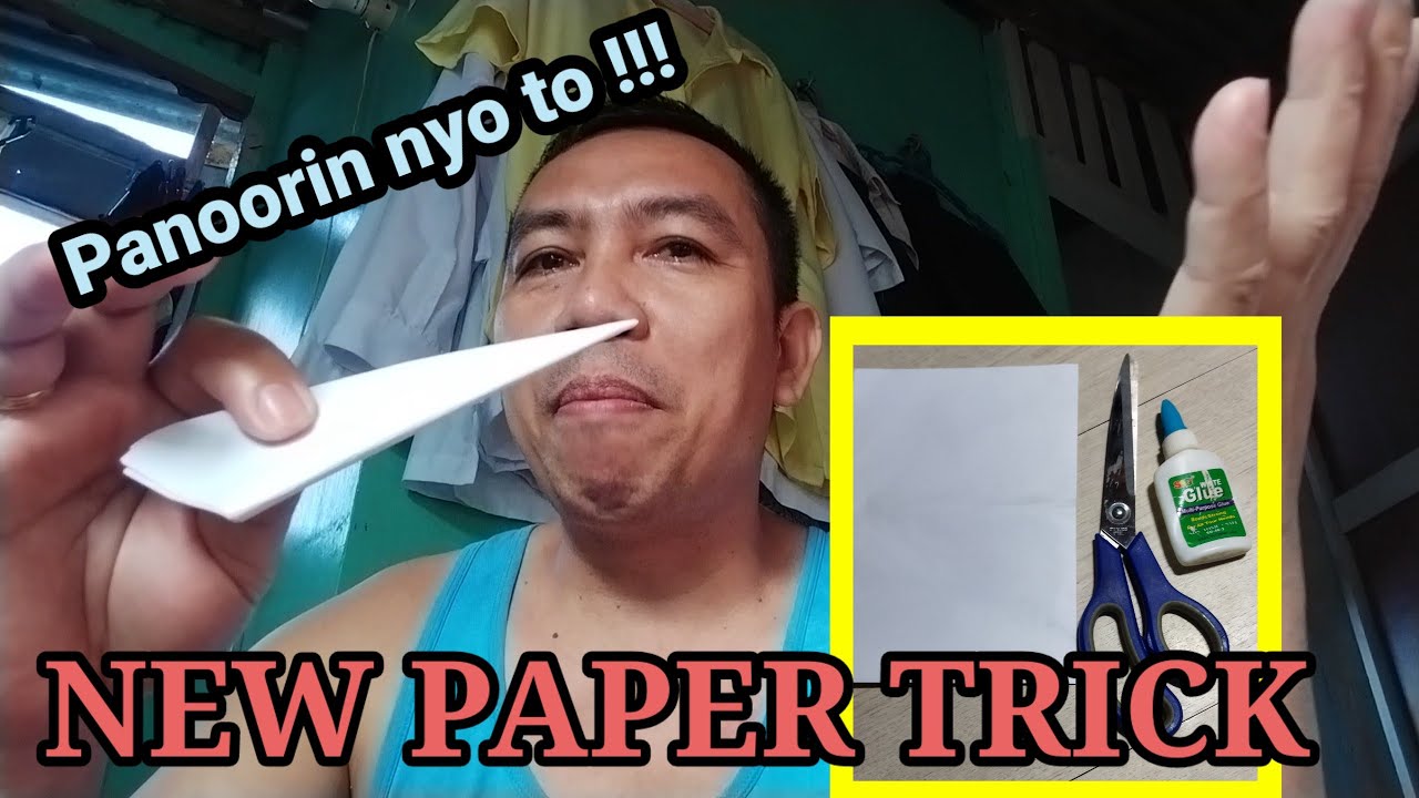 Paper Trick | Tagalog Tutorial ni Panoy Vlogs TV - YouTube